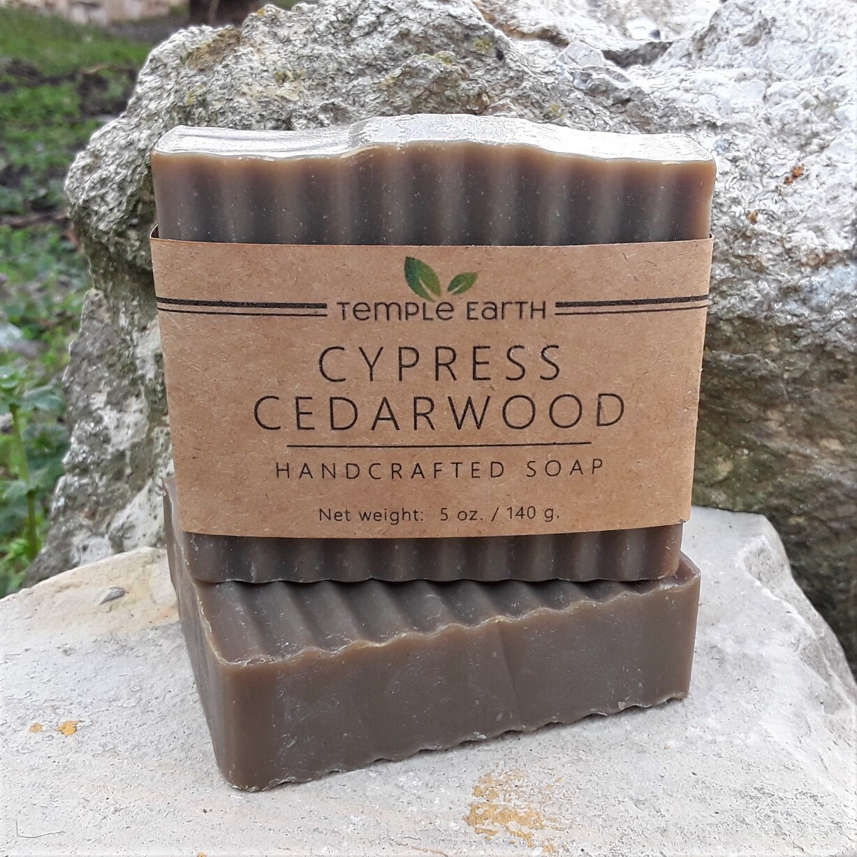 Cypress Cedarwood Handcrafted Soap (5 oz.) - Warm Earthy Scent - Cold ...