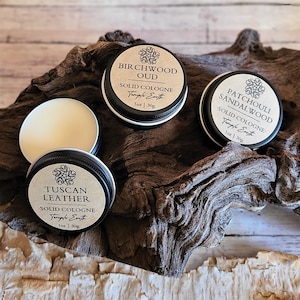 Solid Cologne - Natural and Organic Dry Cologne - Etsy