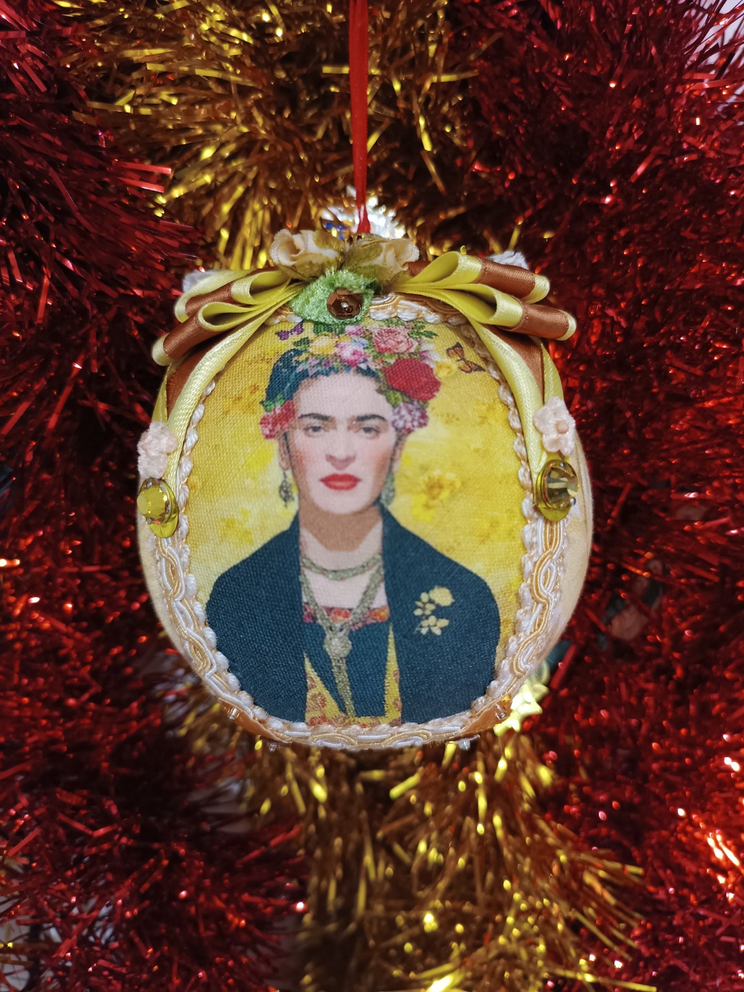 Christmas Ball Dedicated to Frida Kahlo. Shipping From Italy - Etsy