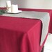 Maroon Red Linen Table Cloth, Christmas Linen Tablecloth Rectangle ...