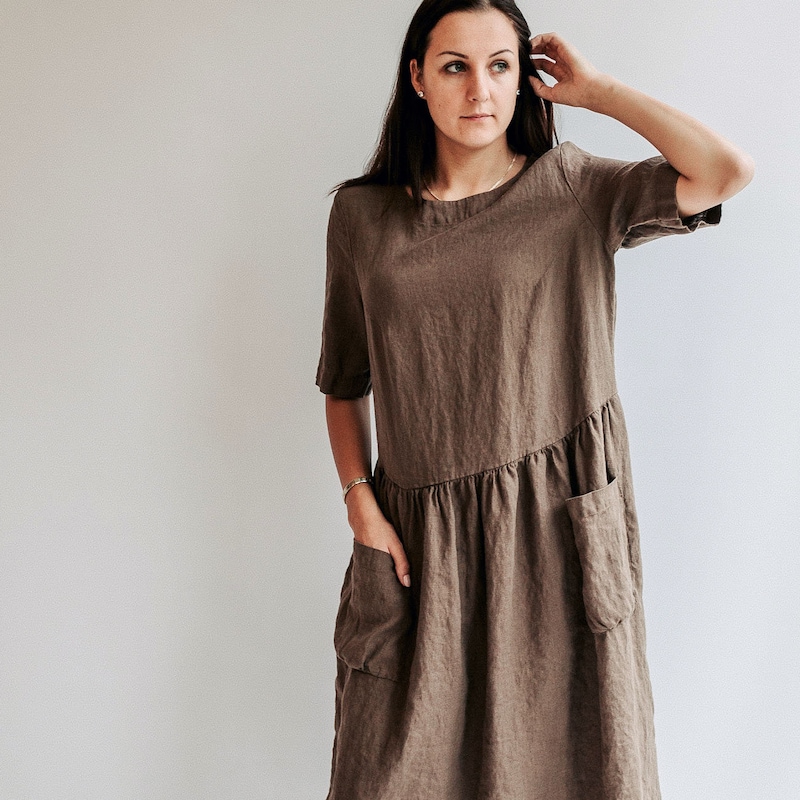 Organic Linen Dress - Etsy