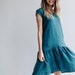 A Line Drop Waist Dress 'julia' From Linen, Drop Waist Linen Dress ...
