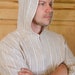 Mens Tunic 'scott', Hooded Tunic Men, Mens Kaftan, Linen Kaftan, Men ...