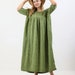 Oversized Linen Dress "rebecca", Plus Size Dress,long Linen Dress ...