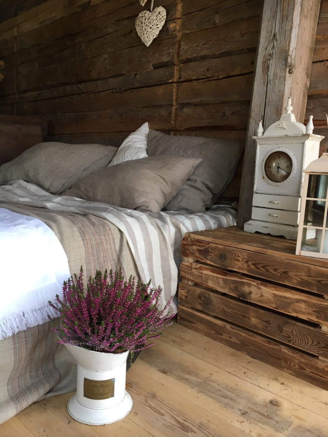 White Linen Throw Light Blanket Light Throw Natural - Etsy