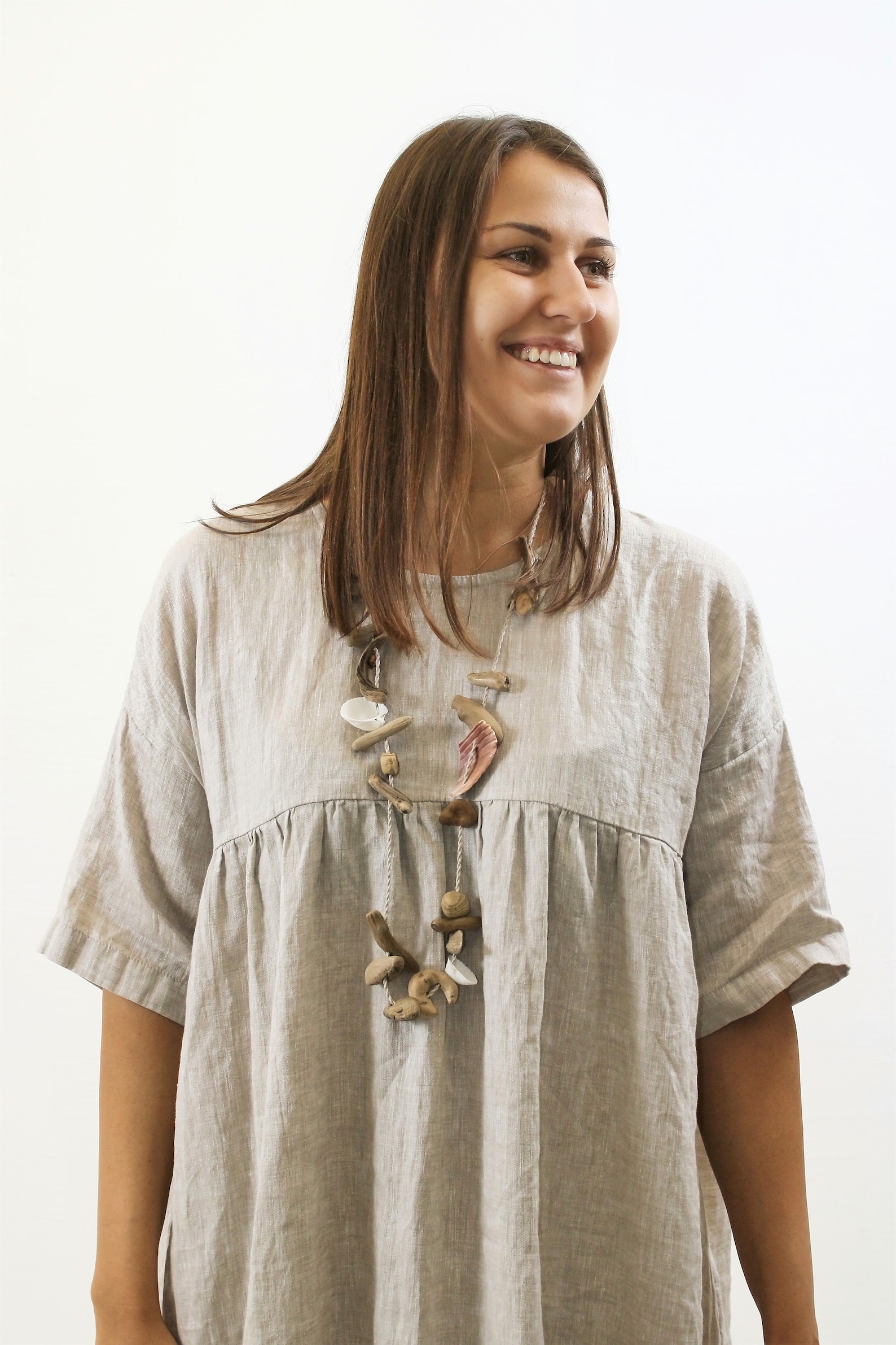 Oversized Linen Dress "rebecca", Plus Size Dress,long Linen Dress ...