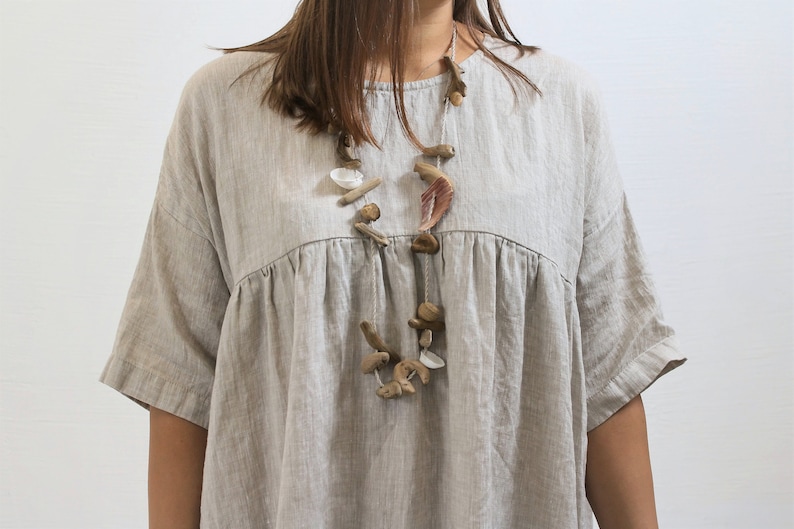 Oversized Linen Dress "rebecca", Plus Size Dress,long Linen Dress ...