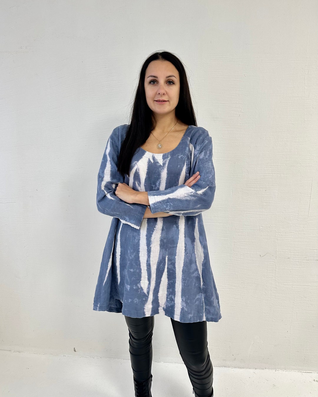 Linen Tunic, Plus Size Tunic Top, Linen Tunic for Women, Womens Tunic ...