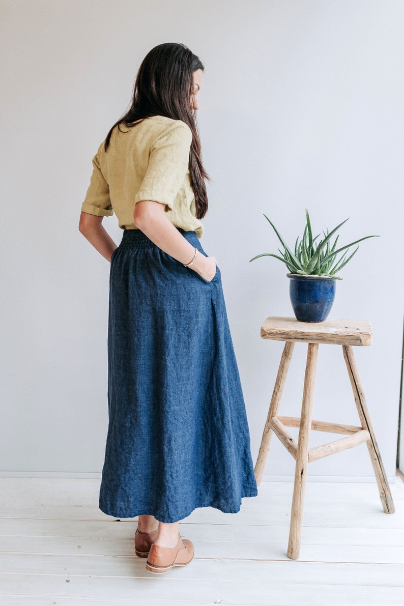 Linen Skirts for Women, Linen Maxi Skirt, Maxi Skirt Boho, Womens Linen ...