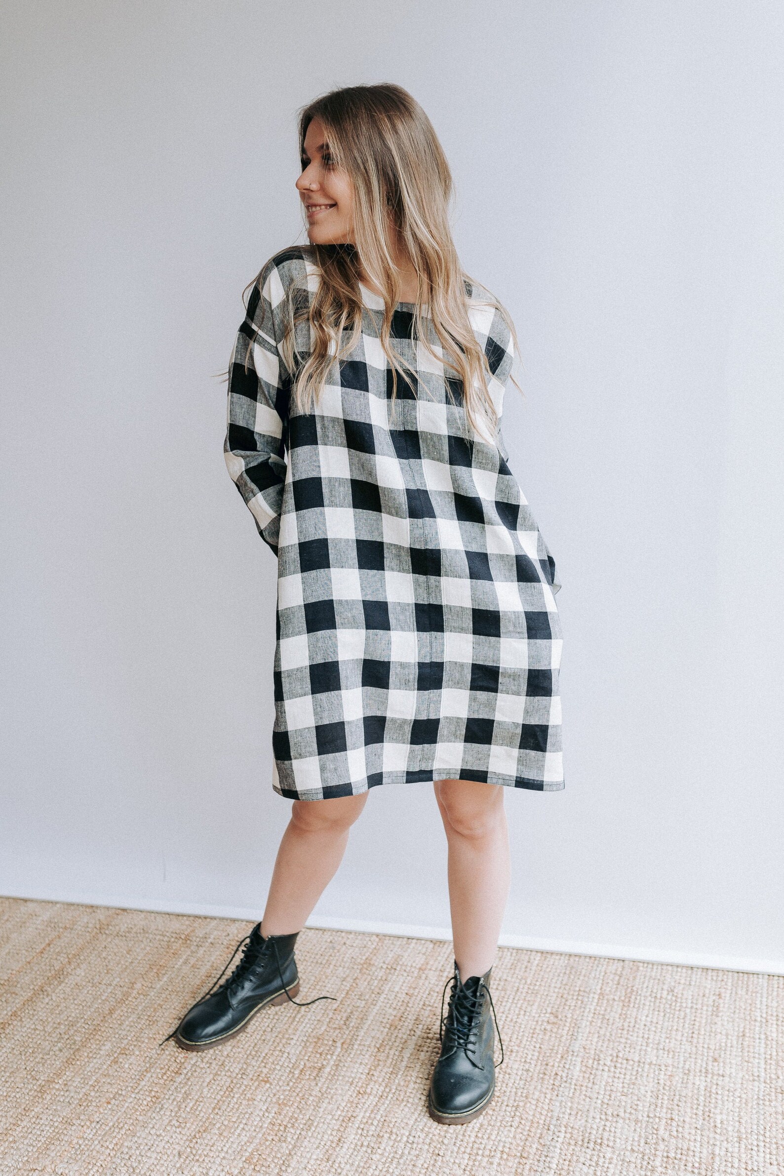 Linen Tunic, Linen Tunic Dress, Plus Size Tunic, Oversized Tunic ...