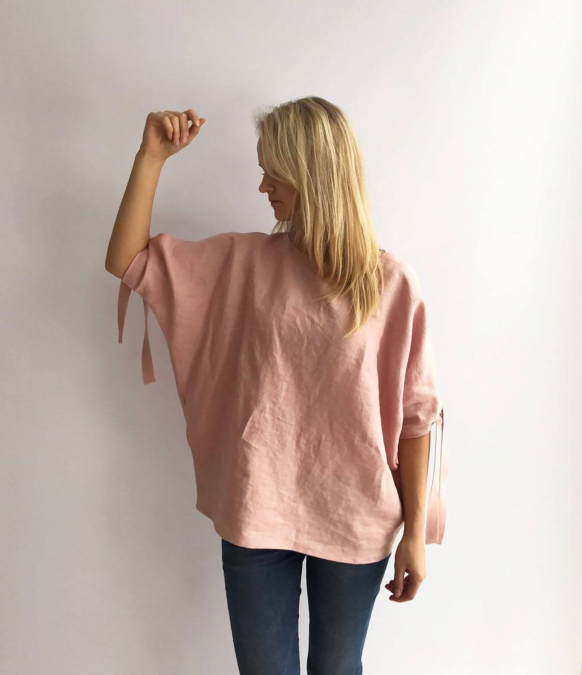 Loose Linen Top, Loose Top, Linen Blouse, Loose Blouse, Linen Top ...