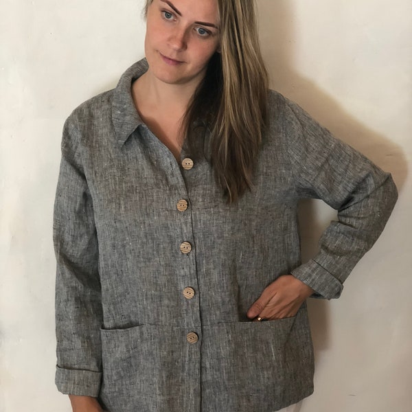 Womens Linen Jacket - Etsy
