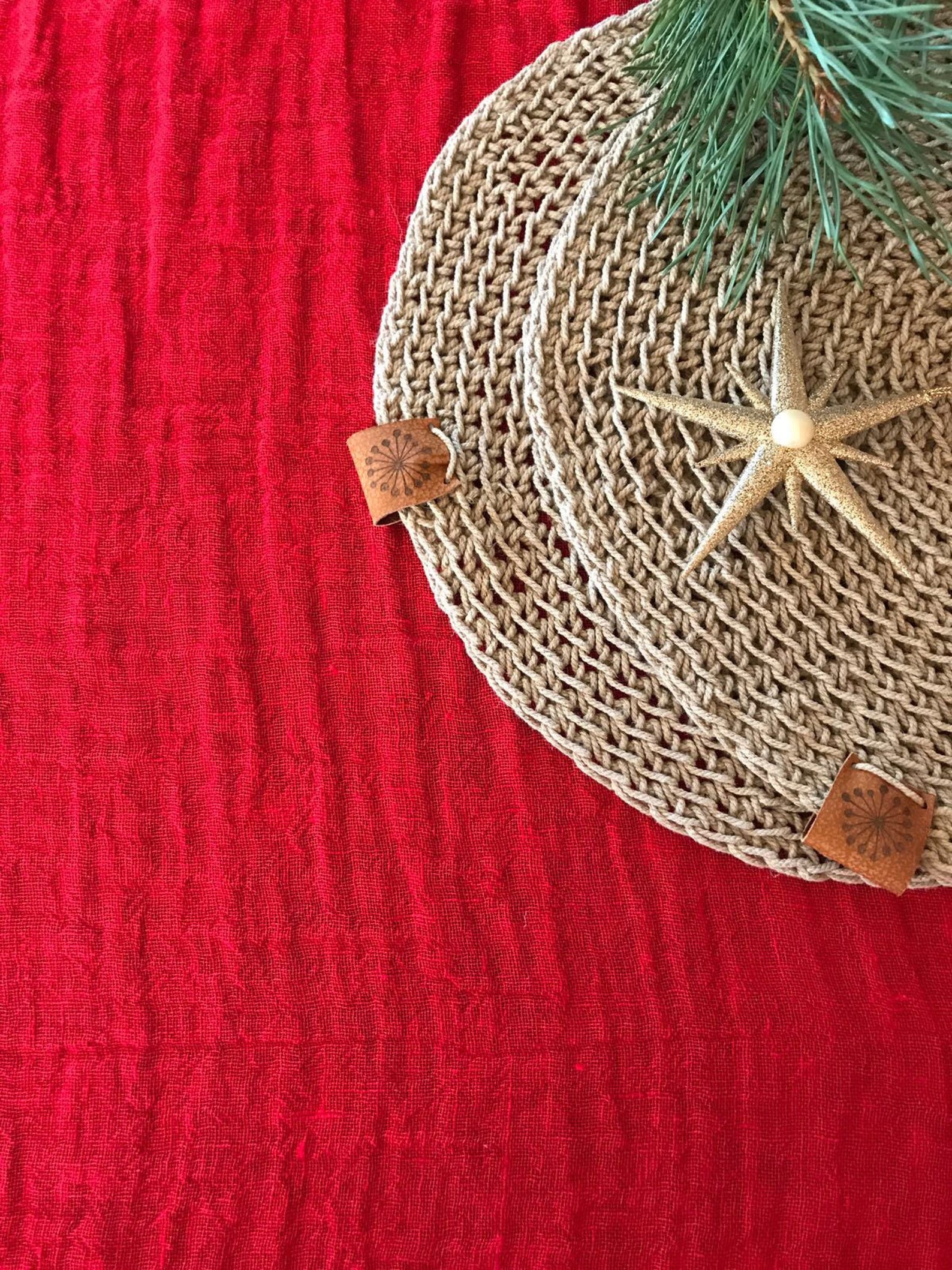 Christmas Red Linen Table Cloth Red Linen Tablecloth - Etsy