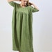Oversized Linen Dress "rebecca", Plus Size Dress,long Linen Dress ...