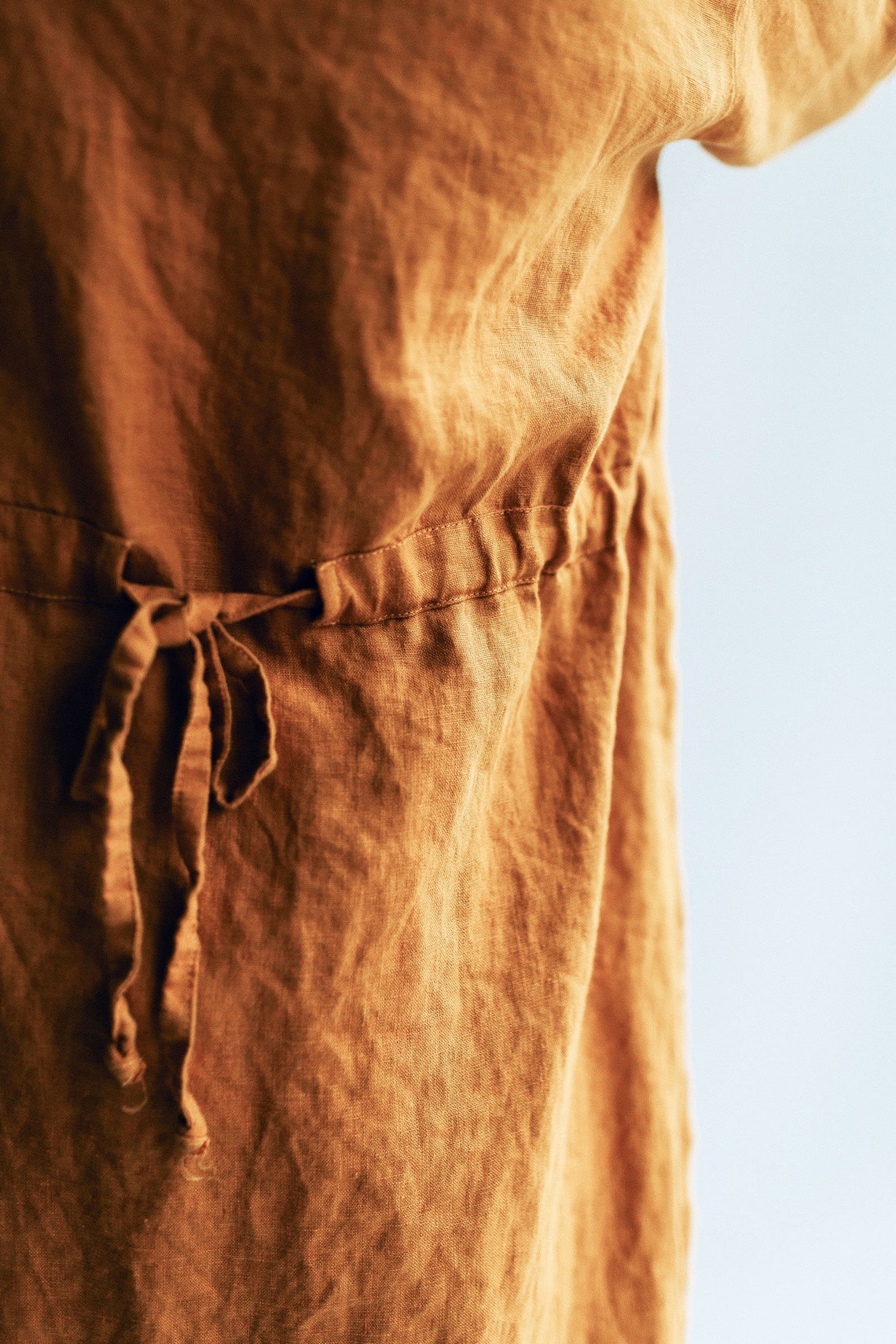 Linen Smock Jacket 'kim Long' Linen Jacket Long - Etsy UK