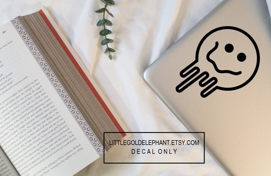 Drip Smiley Face Deal Stickersmiley Face Car Decal - Etsy