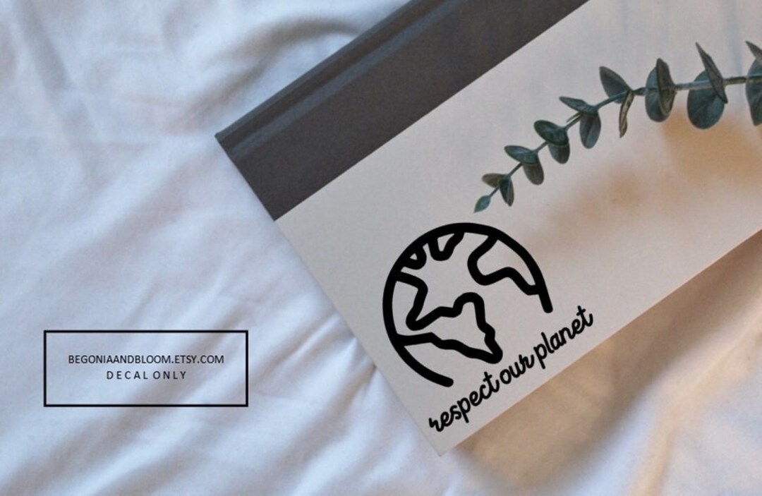 Respect Our Planet Sustainable Decal Sticker, Eco Friendly ...