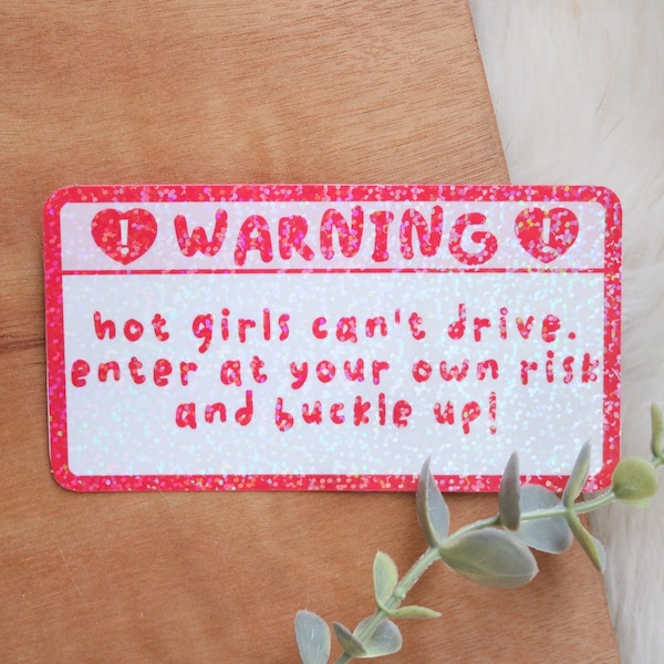 Sun Visor Warning Sticker - Etsy