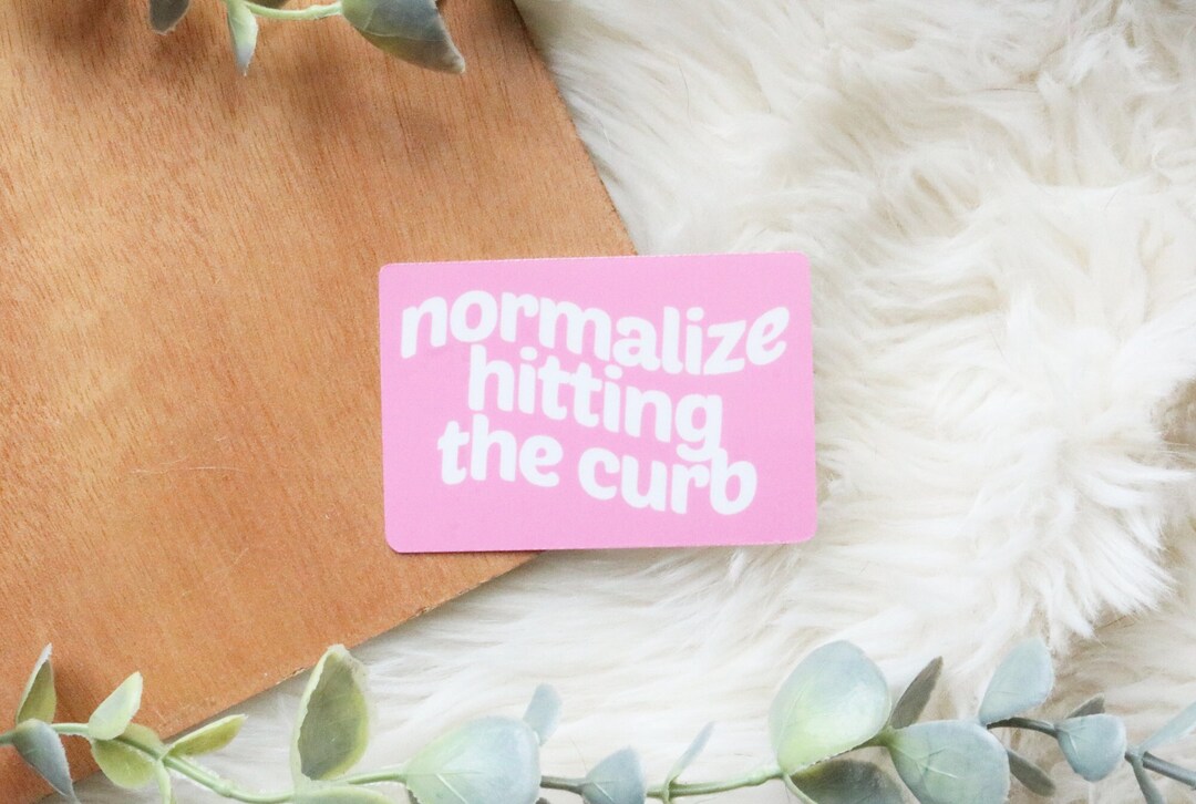 Normalize Hitting the Curb Kawaii Stickers, Car Accessories, Laptop ...