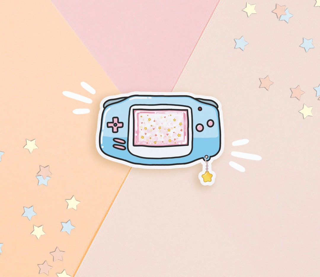 Mini Gameboy Sticker Gameboy Sticker. Kawaii Stickers, Pastel Sticker ...
