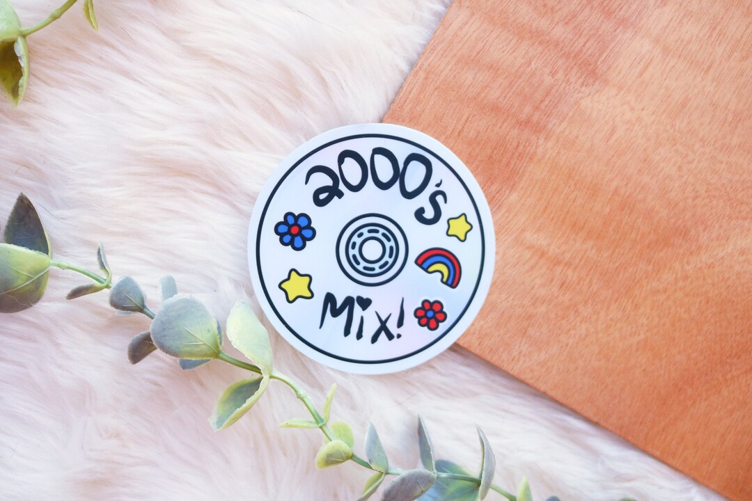 2000's Mix Y2k Cd Sticker, Kid Core Stickers, Kawaii Stickers, Cute ...