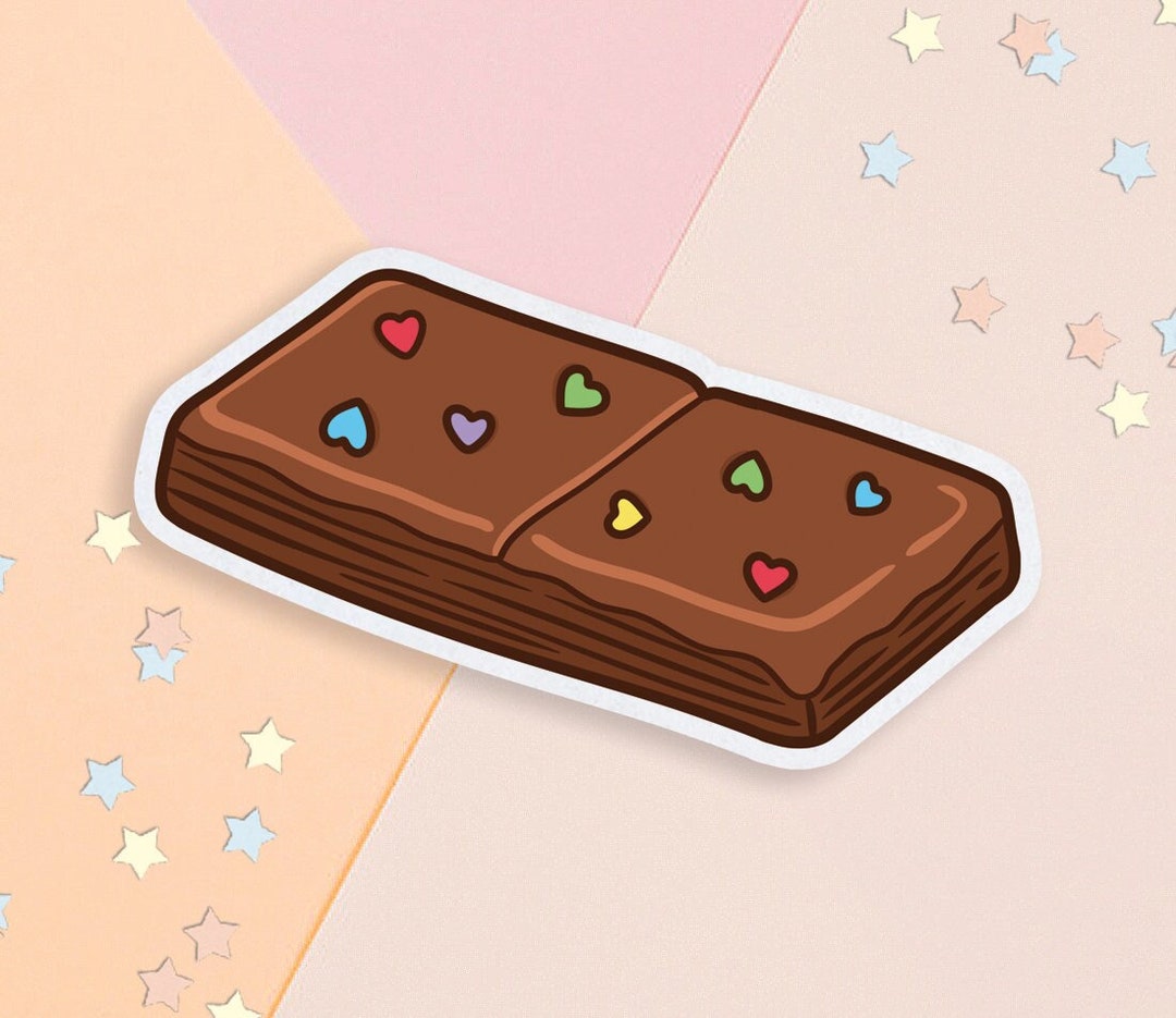 Cosmic Brownie Cute Stickers, Kawaii Stickers, Food Stickers, Stickers ...