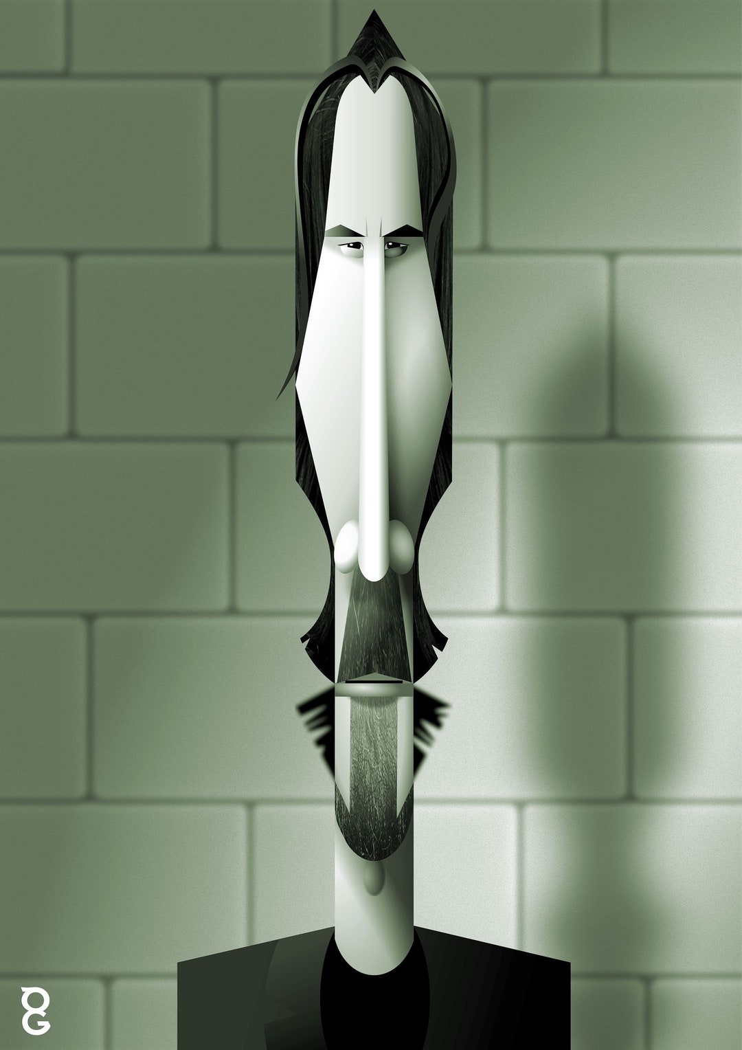 ANON Caricature - Etsy