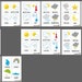 Weather Flashcards, Montessori Three-part Cards, Vocabulary Flash Cards ...