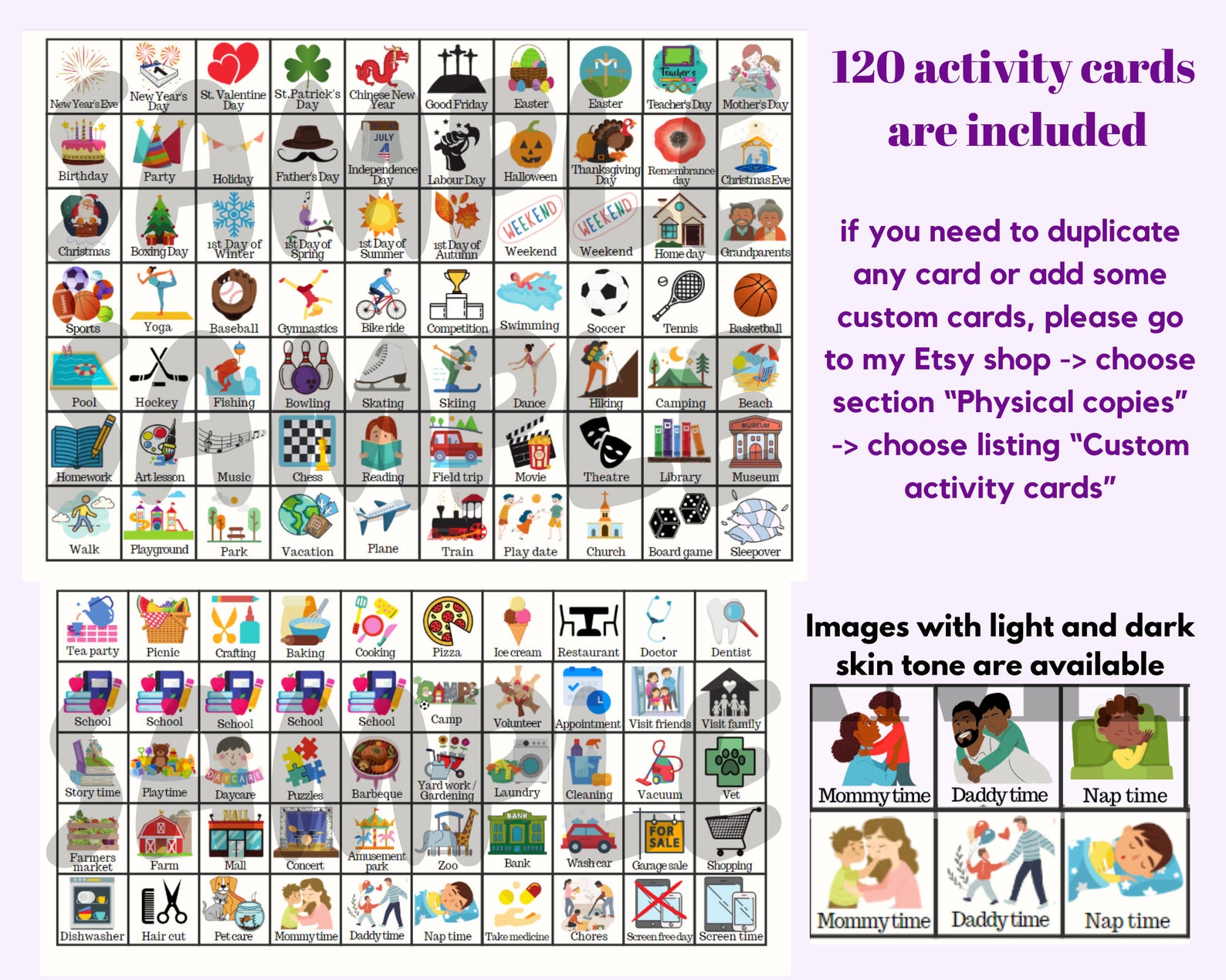 Kids Weekly Planner, Custom Weekly Kids Calendar, Visual Schedule for ...