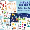 Food Busy Book for Kindergarten and Toddler Kids, Food Theme Learning ...