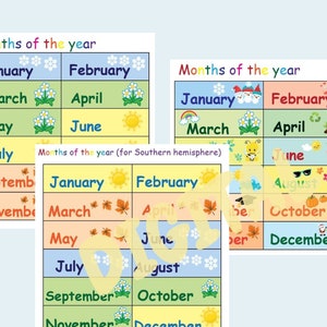 Perpetual Calendar for Kids, Daily Calendar for Toddlers, Morning Board ...
