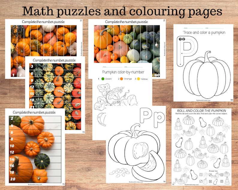 Pumpkin Unit Study Pumpkin Anatomy and Life Cycle Pumpkin - Etsy