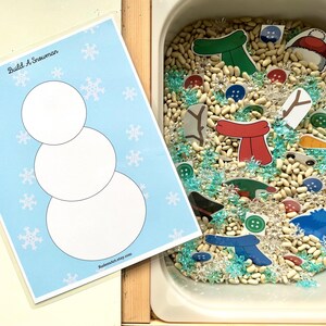 Build a Snowman, Dress up the Snowman, Cut and Glue Activity, Winter ...