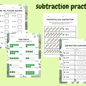 Camping Worksheets for Kids, Literacy and Math Learning Binder for ...