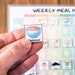 Kids Meal Planner, Visual Weekly Meal Calendar, Kids Menu Template ...
