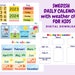 Seasons Worksheets for Preschool and Kindergarten, Four Seasons Circle ...