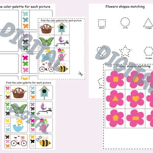 Spring Busy Book Printable for Kids, Spring Activity Workbook for ...