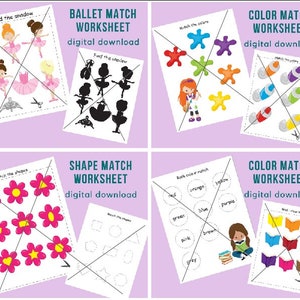 Printable Busy Book #2 for Toddlers, Printable Quiet Book, Girl Busy ...