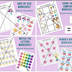 Printable Busy Book #2 for Toddlers, Printable Quiet Book, Girl Busy ...