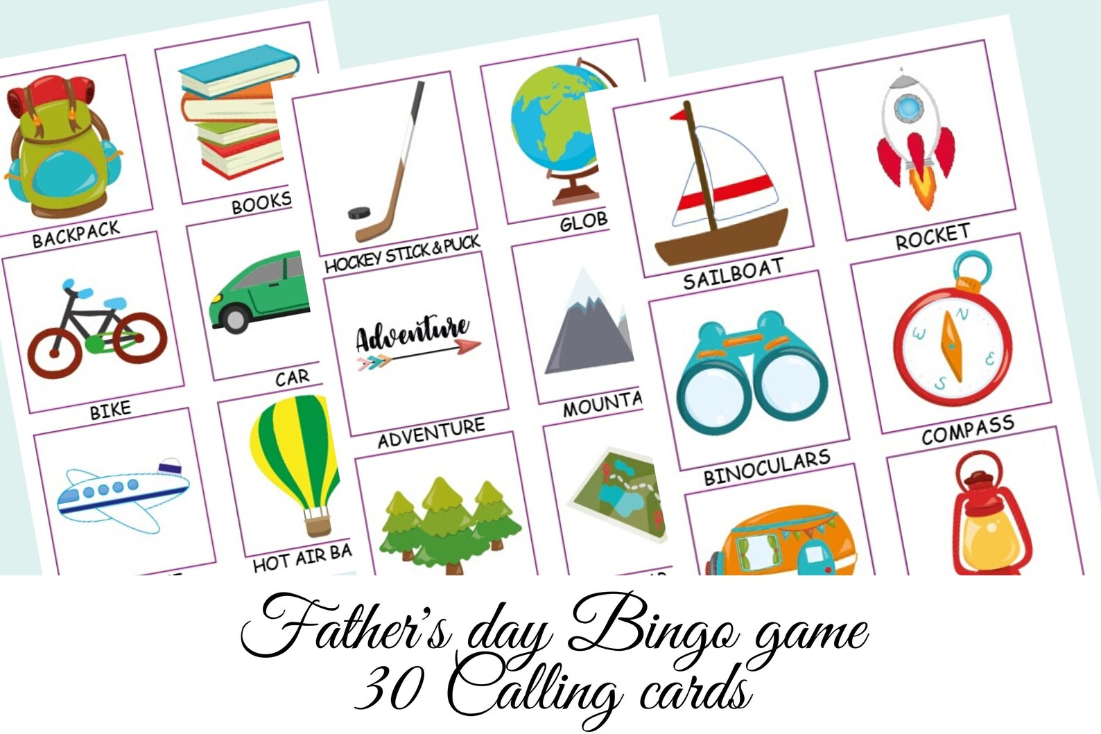 Father's Day BINGO Game Fathers Day BINGO Cards - Etsy Canada