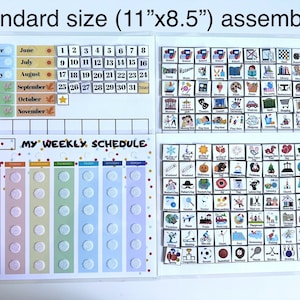 Kids Weekly Planner With Daily Calendar, Custom Weekly Visual Schedule ...