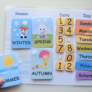 Australian Kids Daily Calendar 2024, Morning Board, Preschool ...