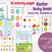 Spring Busy Book Printable for Kids, Spring Activity Workbook for ...