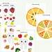 Food Busy Book for Kindergarten and Toddler Kids, Food Theme Learning ...