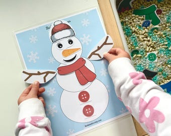 Printable "build a Snowman" Worksheet, Dress up Game and Educational ...
