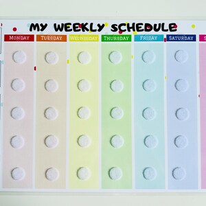 Kids Weekly Planner With Weather Chart and Feelings Chart for Kids ...