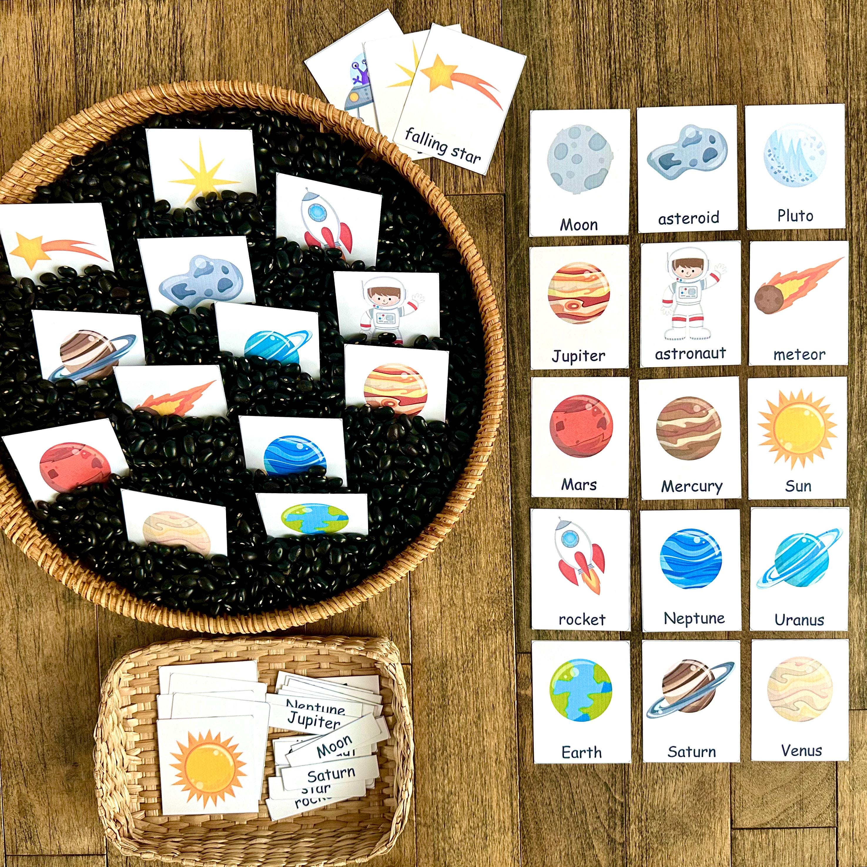 Space Flashcards, Solar System Planets Flashcards, Outer Space Flash ...