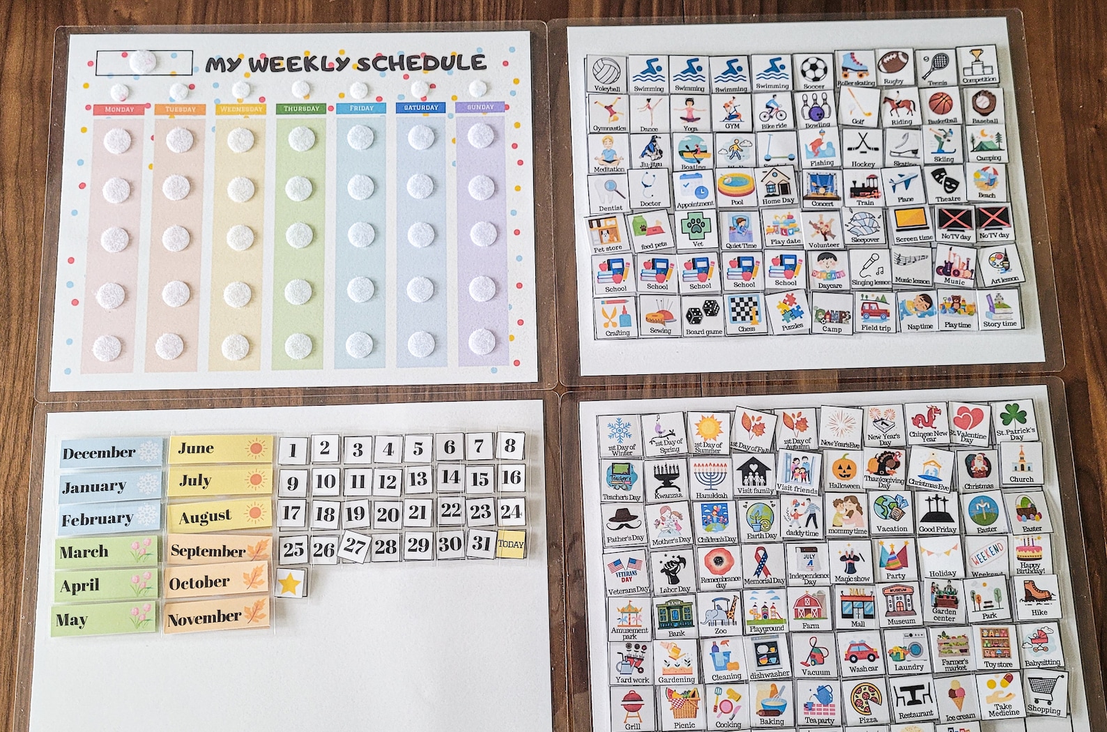 Kids Weekly Planner With Daily Calendar Custom Weekly Kids - Etsy