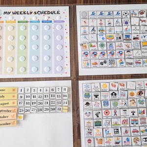 Kids Weekly Planner With Daily Calendar, Editable Weekly Kids Calendar ...