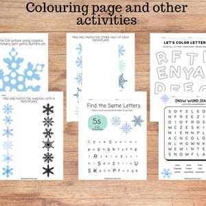 Snow Unit Study, Snowflake Anatomy, Snow Life Cycle, Snowflakes Three ...